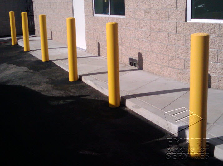 New Bollards Installation at Santa Ana Childrens Youth Center