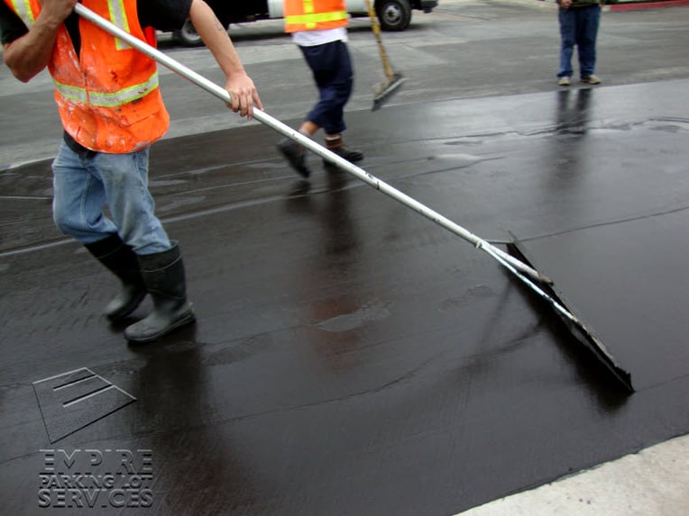 Asphalt Seal Coating in Fountain Valley