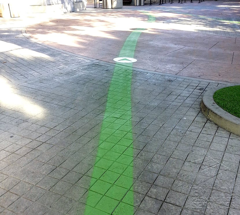 Hollywood Bowl gets Special Removable Paint Striping…Again!